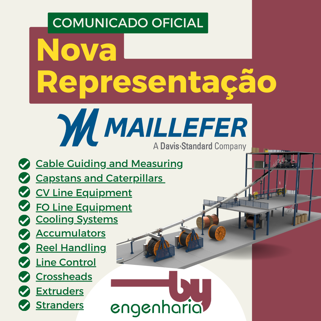 Comunicado Oficial: Nova representação - MAILLEFER - BY Engenharia